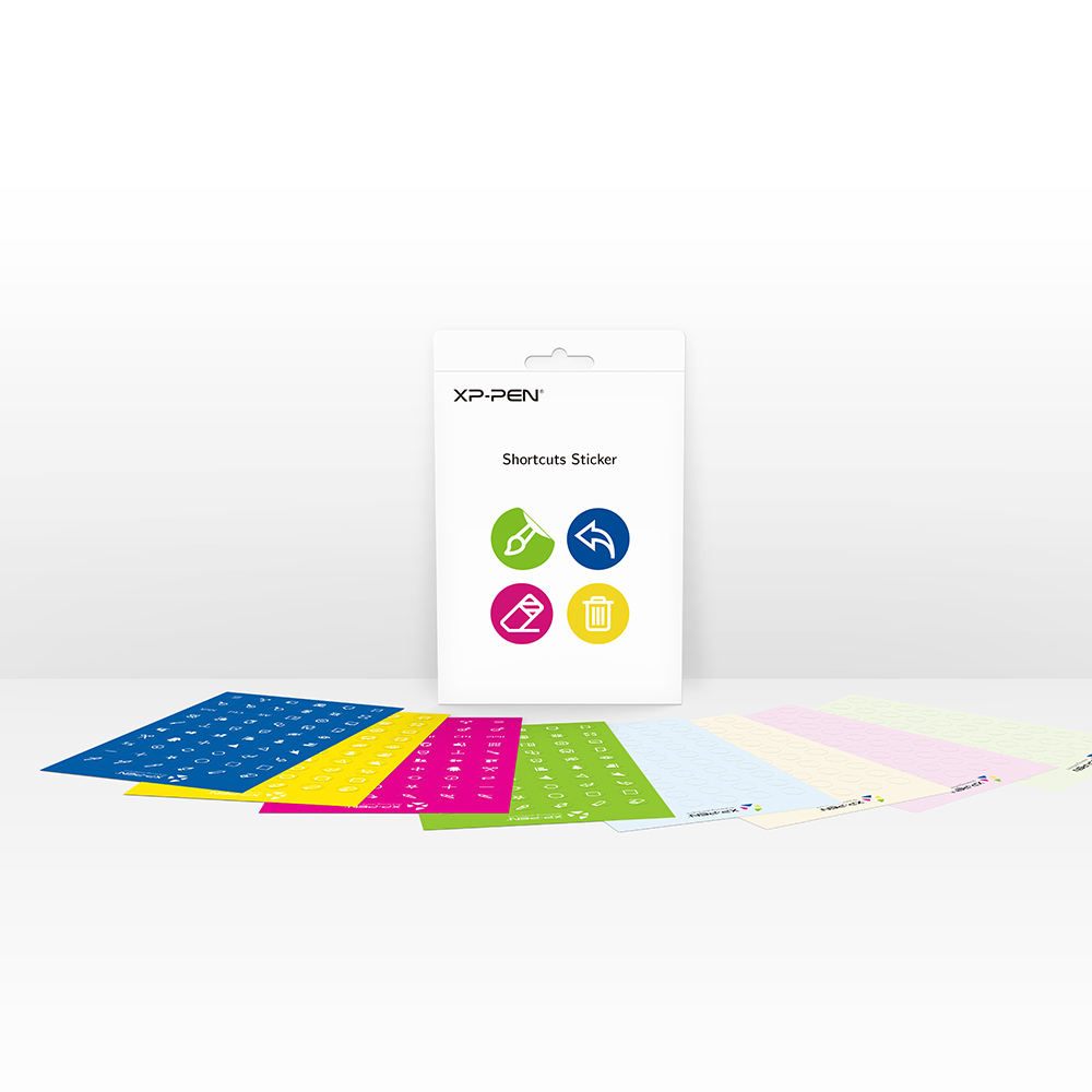 Shortcut Keys Sticker (Pack of 8) | XP-Pen VN Official Store